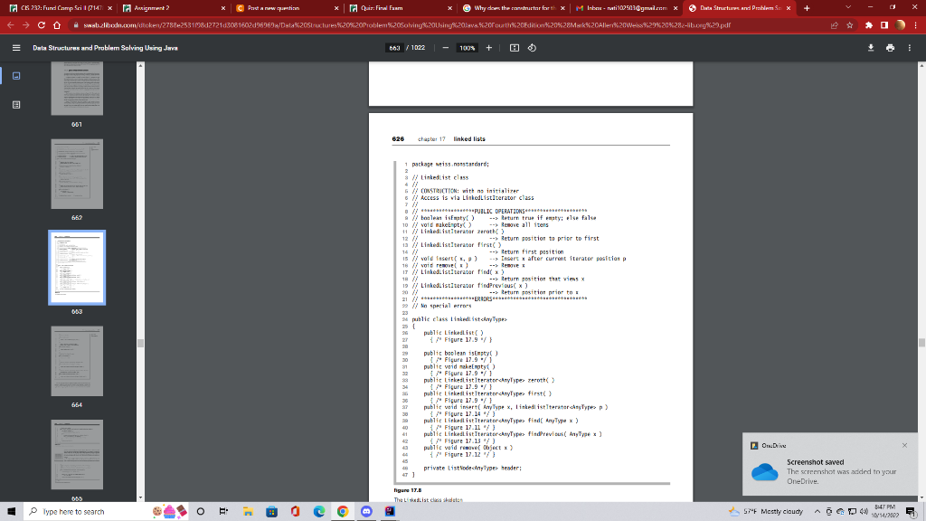 Solved i parkace weis4.nenst andard; On-Dtive 5creenshot | Chegg.com