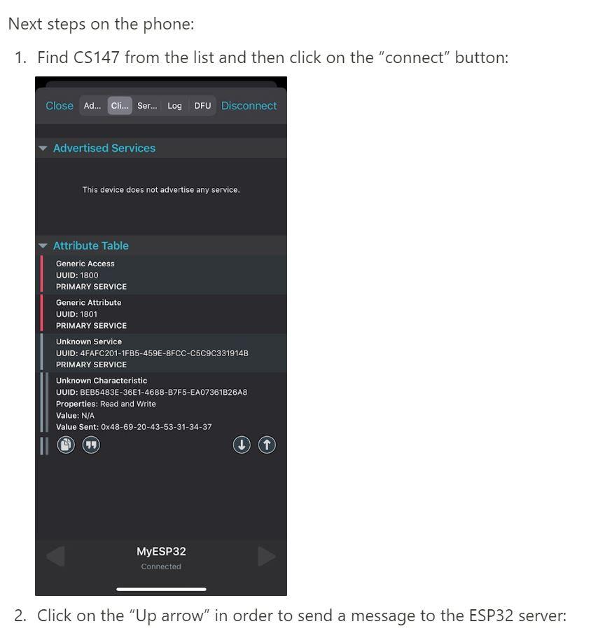 Lab 4: Bluetooth Step Counter Your task is to build a | Chegg.com