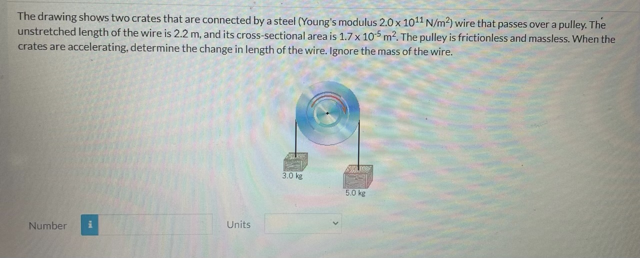 Solved The drawing shows two crates that are connected by a | Chegg.com