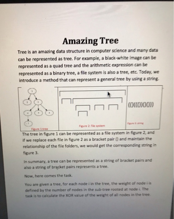 Solved Amazing Tree Tree is an amazing data structure in | Chegg.com