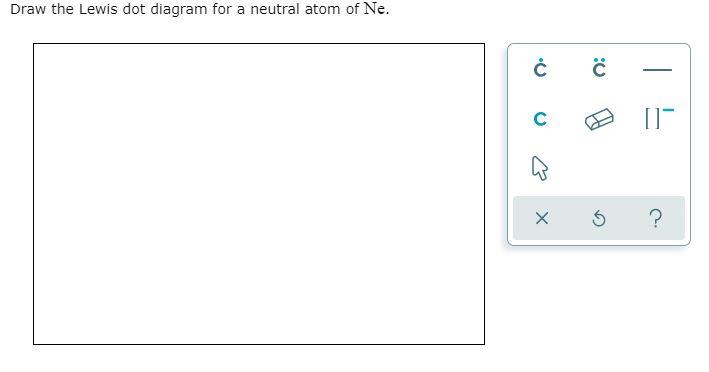 Solved Draw the Lewis dot diagram for a neutral atom of Ne. | Chegg.com