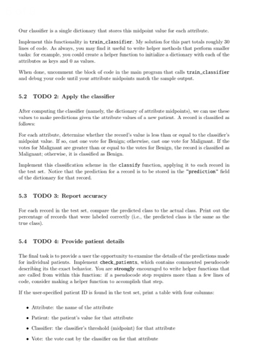 1 Overview The goal of this project is to gain more | Chegg.com