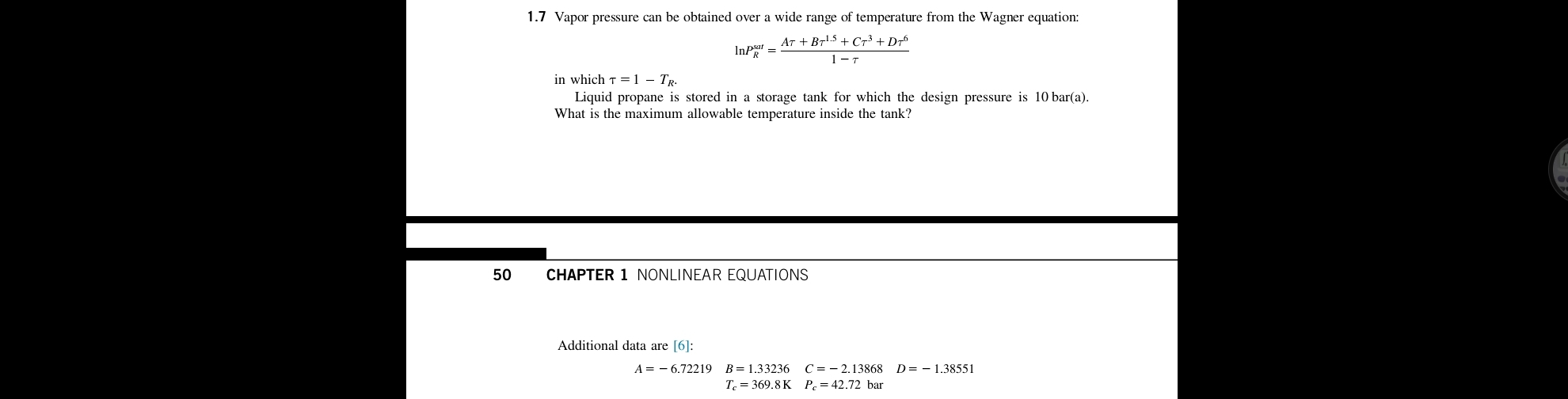 Solved 1.7 Vapor pressure can be obtained over a wide range | Chegg.com