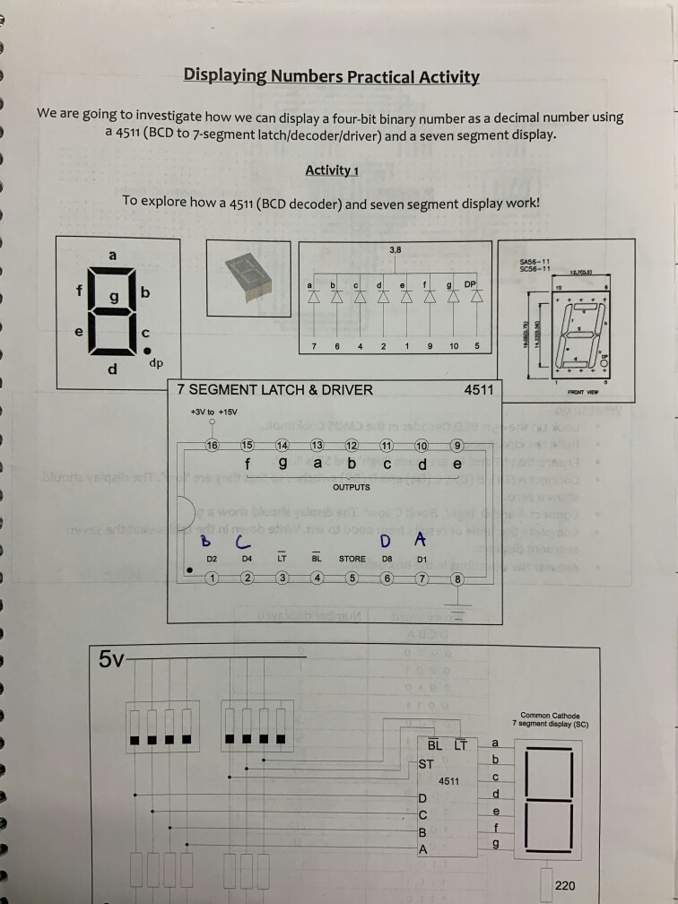 Solved Displaying Numbers Practical Activity We are going to | Chegg.com