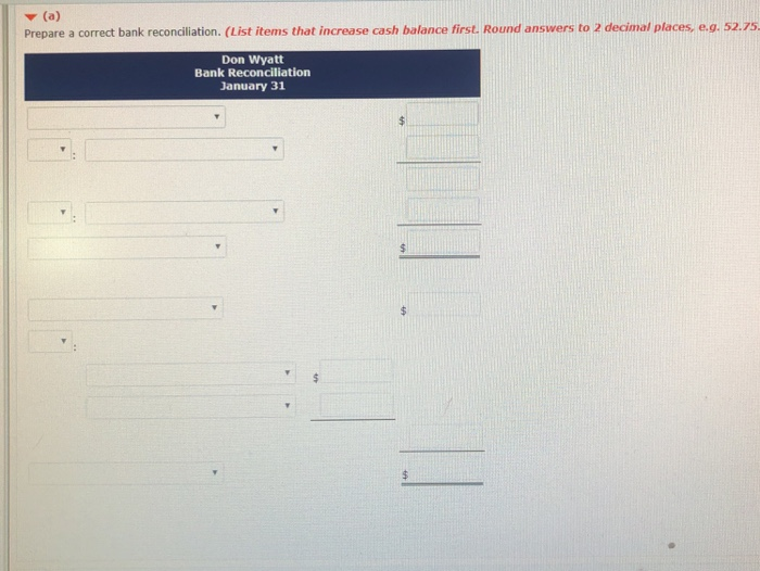 Solved Exercise 8-9 (Part Level Submission) Don Wyatt is | Chegg.com