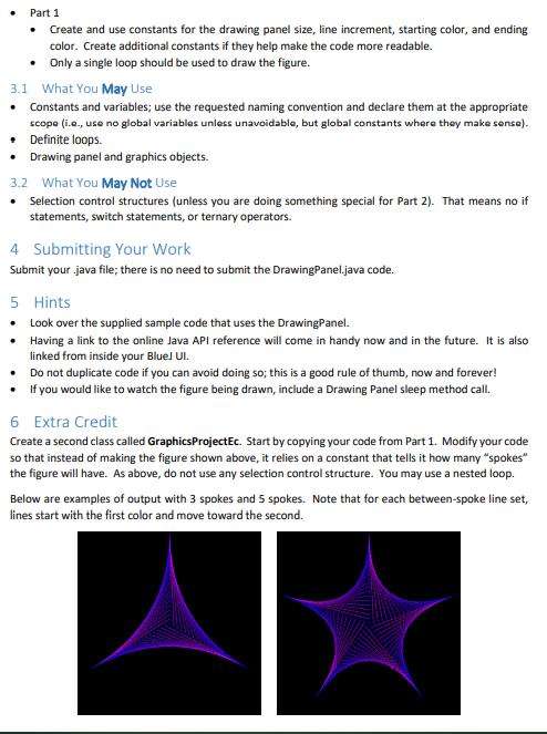Project 2: Draw Curves from Straight Lines Carefully | Chegg.com