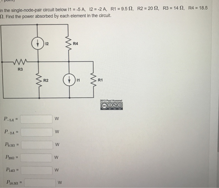 Solved N The Single Node Pair Circuit Below 11 5 A L2 2