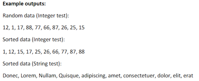 Solved Your OrderedBinaryTree class must use generics. Your | Chegg.com