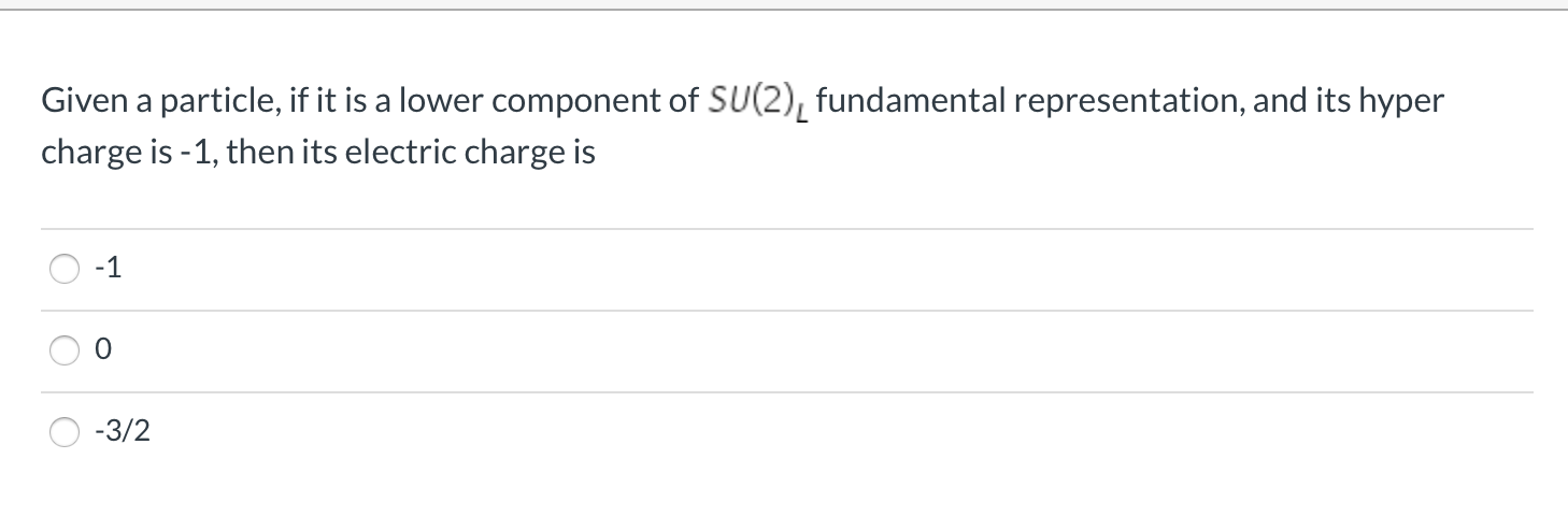 Solved If the hypercharge and electric charges carried by | Chegg.com