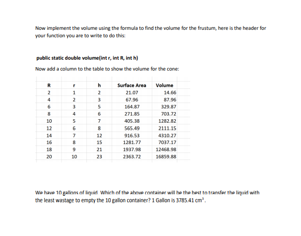 Solved Write a program that uses the value of radius 1(c) | Chegg.com