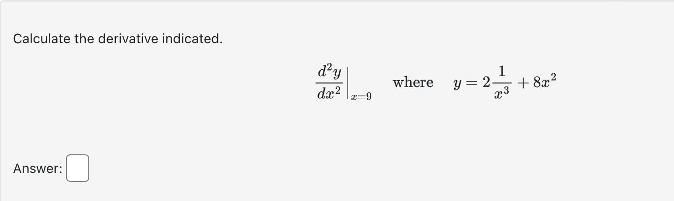 Solved Calculate the second and the third derivative of | Chegg.com