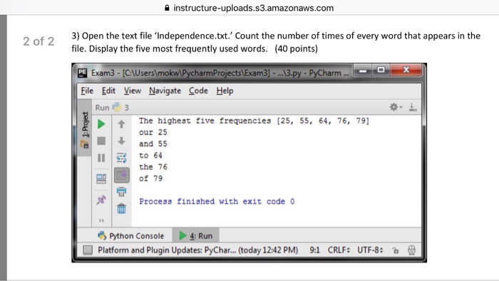 Solved a instructure-uploads.s3.amazonaws.com 3) Open the | Chegg.com