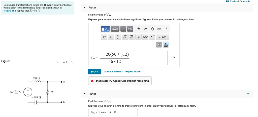 Solved Review I Constants Use source transformations to find | Chegg.com