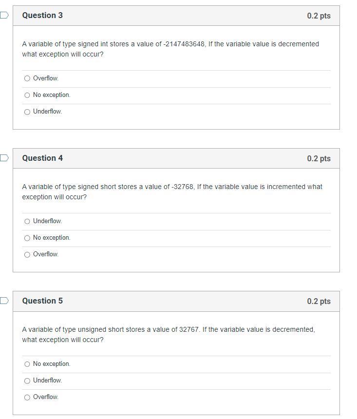 Solved A variable of type signed int stores a value of | Chegg.com