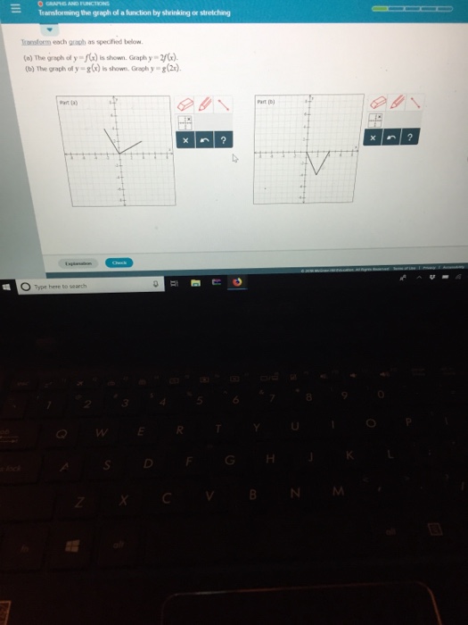 Solved Transforming the graph of a function by shrinking or | Chegg.com