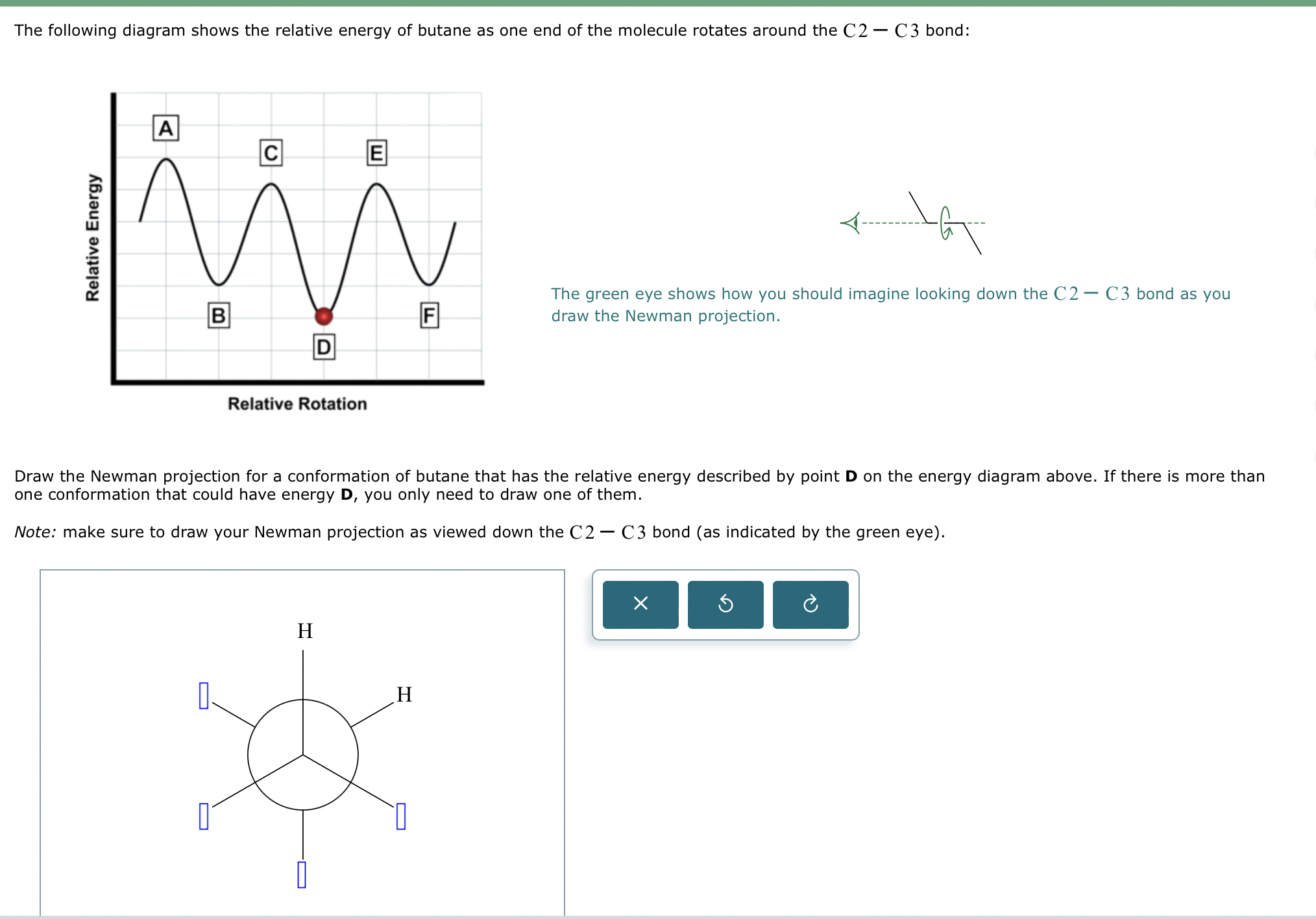 Solved The following diagram shows the relative energy of | Chegg.com