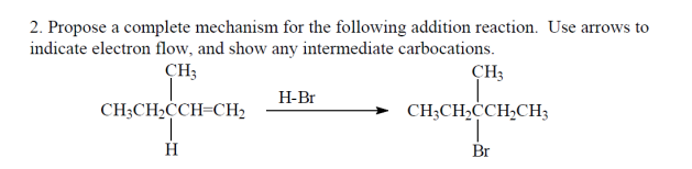 Solved 2. Propose a complete mechanism for the following | Chegg.com