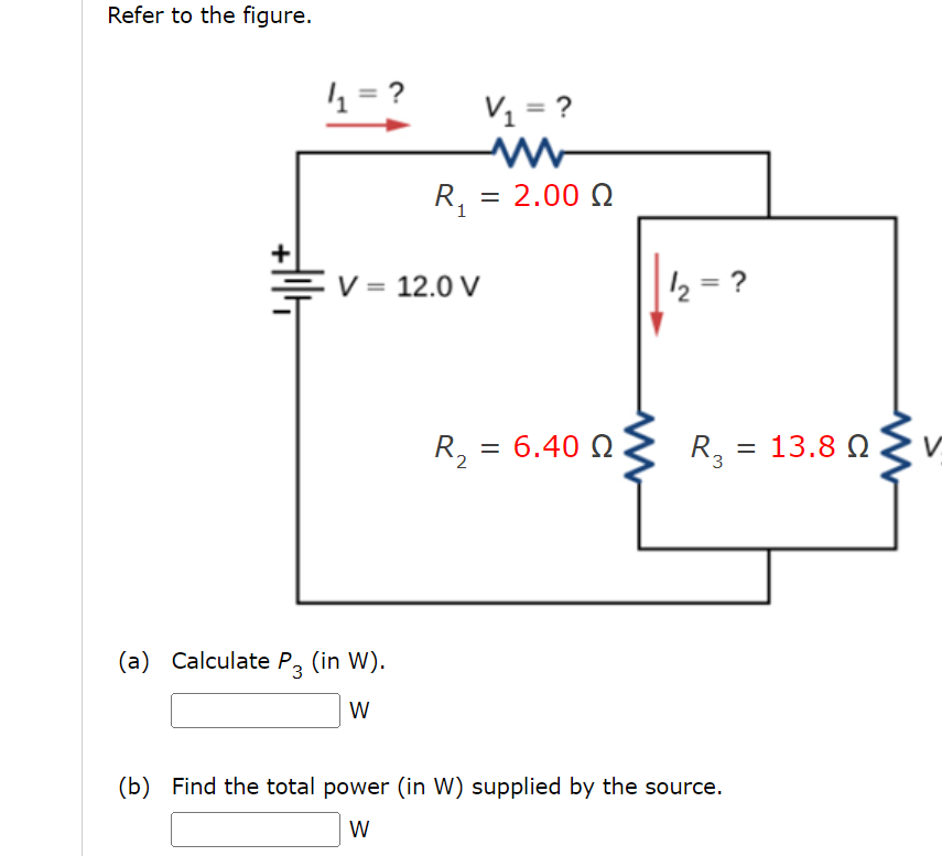 Solved help please(a) Calculate P3 (in W).W(b) Find the | Chegg.com Solved help please(a) Calculate P3 (in W).W(b) Find the | Chegg.com