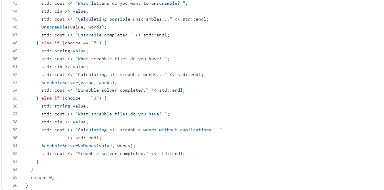 Solved Recursive Scrabble Solver In this lab you will work | Chegg.com