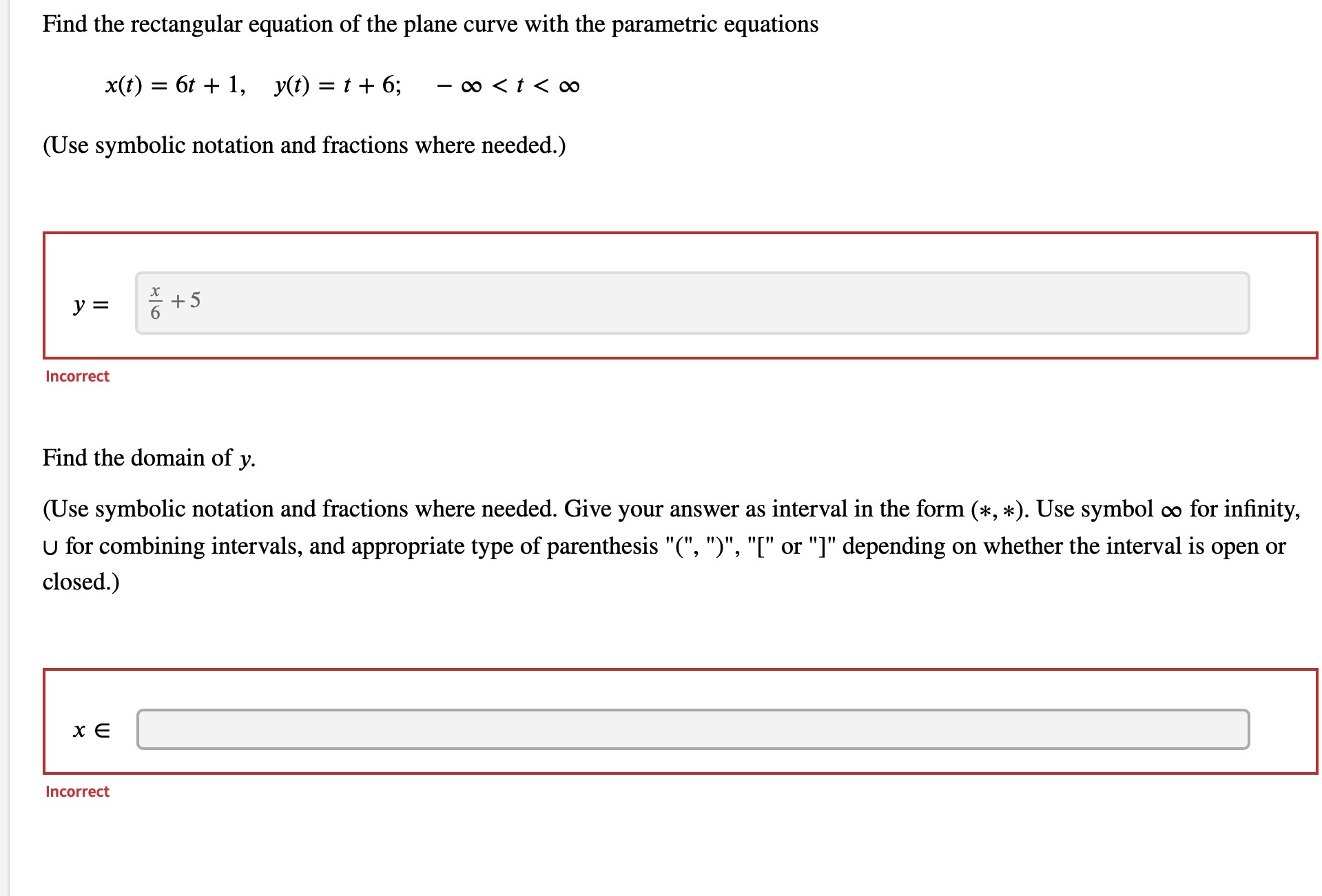 Solved Find the rectangular equation of the plane curve with | Chegg.com