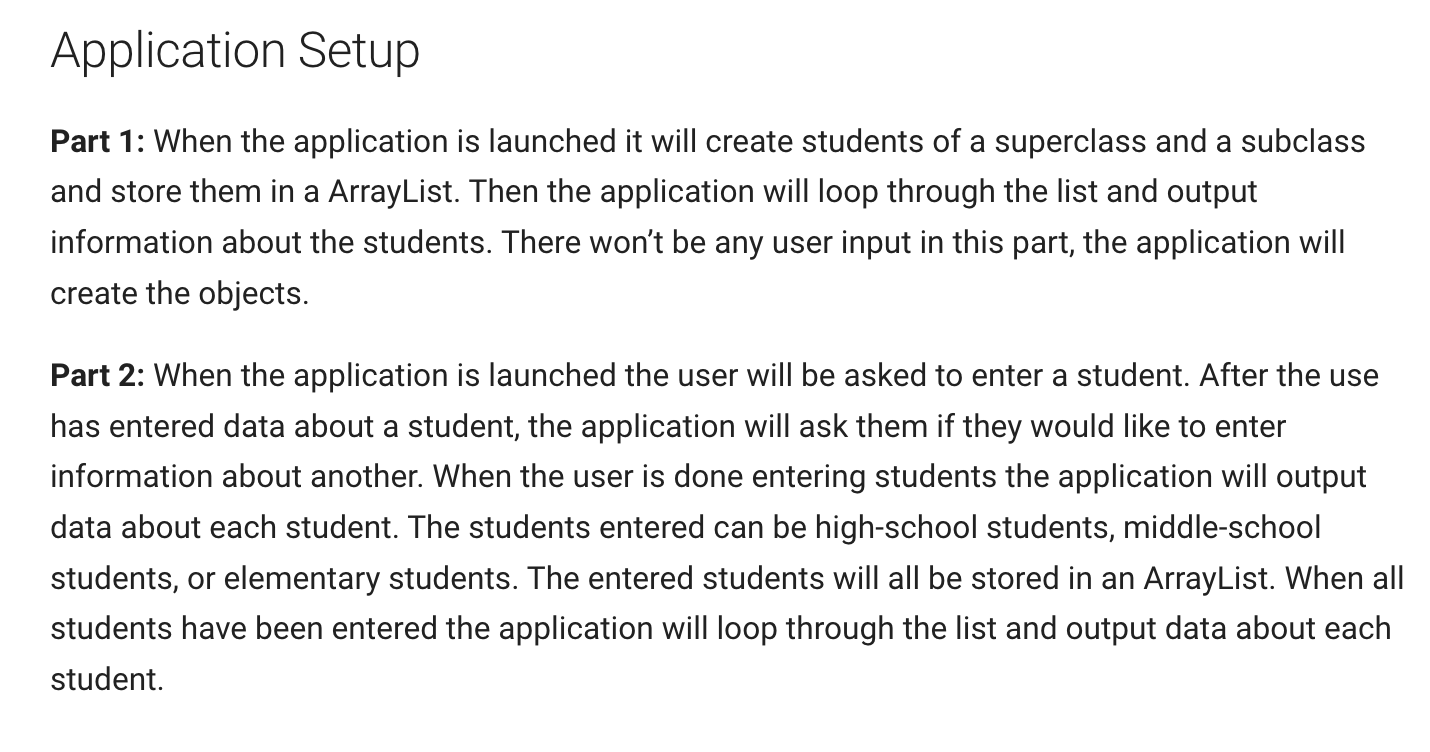 Solved Part 1: When the application is launched it will | Chegg.com