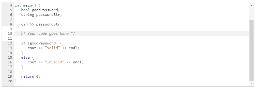 Solved Output "Valid" if input starts with a number. | Chegg.com