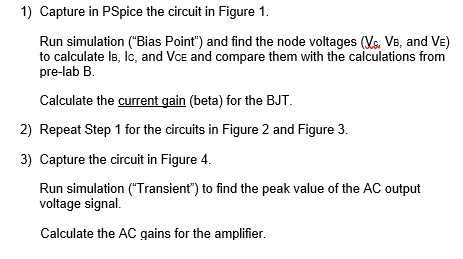 Solved 1) Capture in PSpice the circuit in Figure 1. Run | Chegg.com