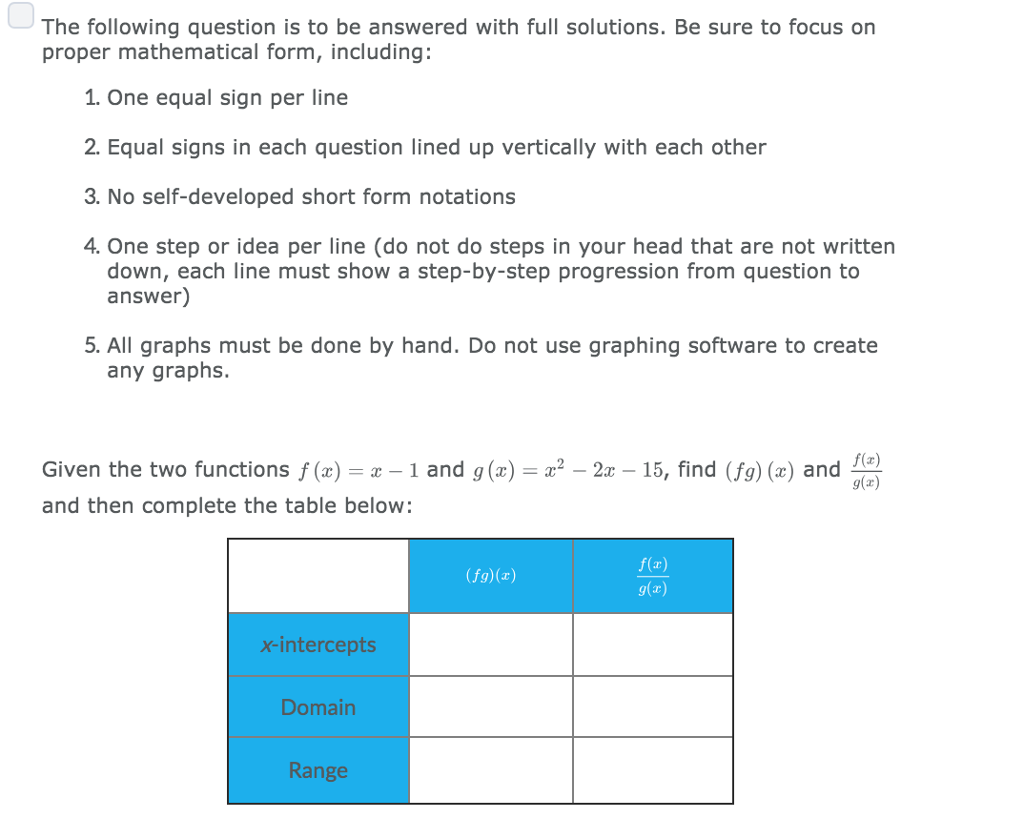 Solved The following question is to be answered with full | Chegg.com