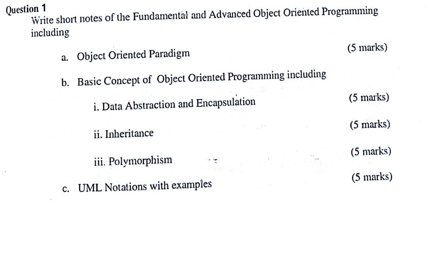 Solved Question 1 Write short notes of the Fundamental and | Chegg.com