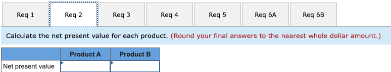 Solved For each measure, identify whether Product A or | Chegg.com