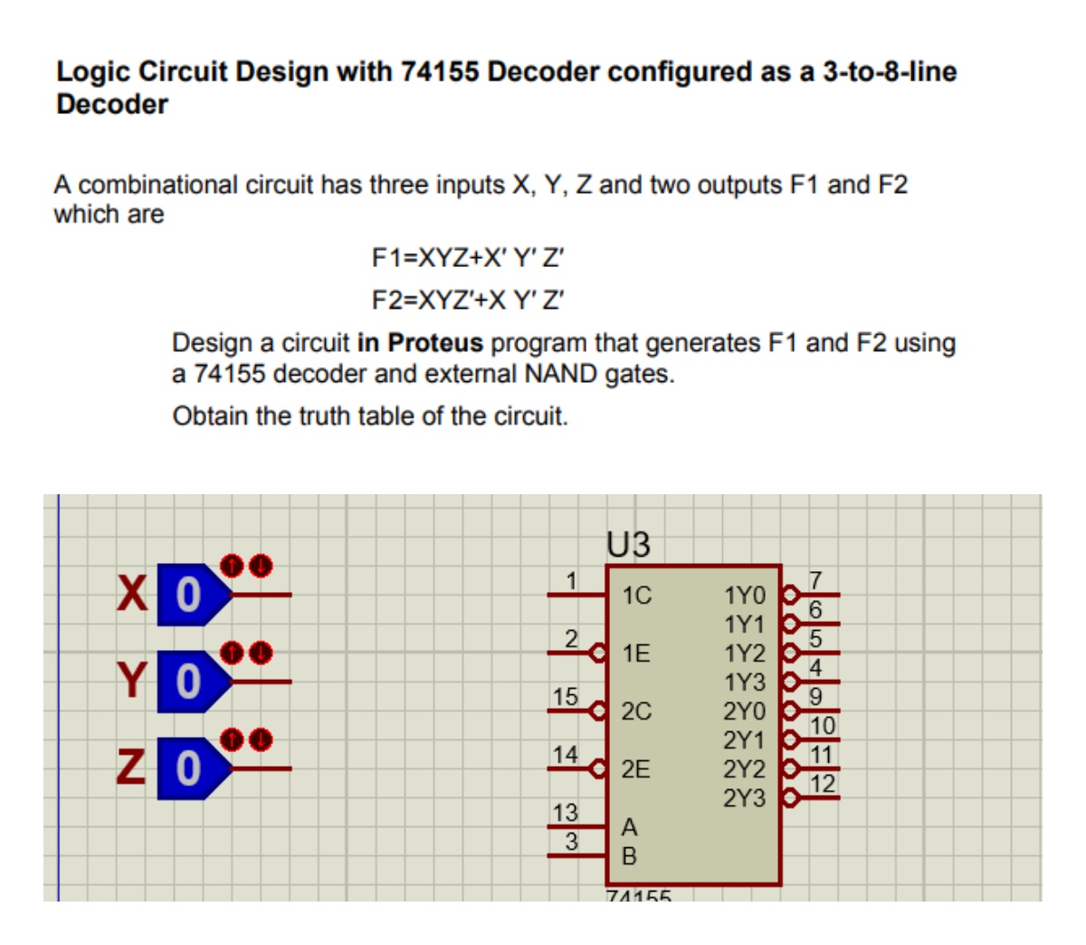 Solved i need a solution and need a proteus draw can you | Chegg.com