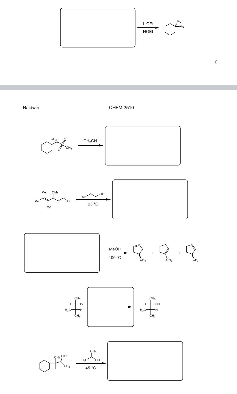 Solved Baldwin CHEM 2510 | Chegg.com