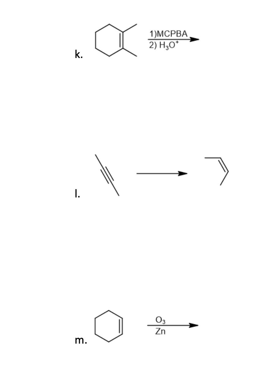 Solved Fill in any missing component (substrate, reagent, or | Chegg.com