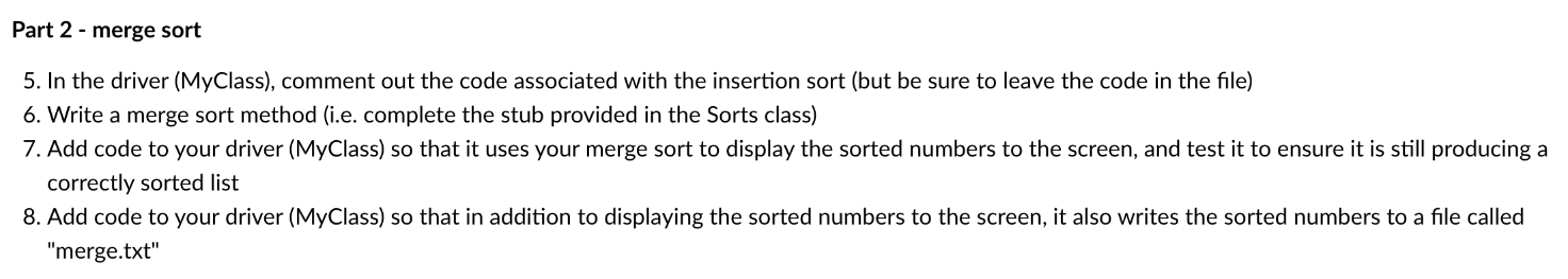Solved Assignment 5 - Part 2 Directions and Supporting | Chegg.com Solved Assignment 5 - Part 2 Directions and Supporting | Chegg.com
