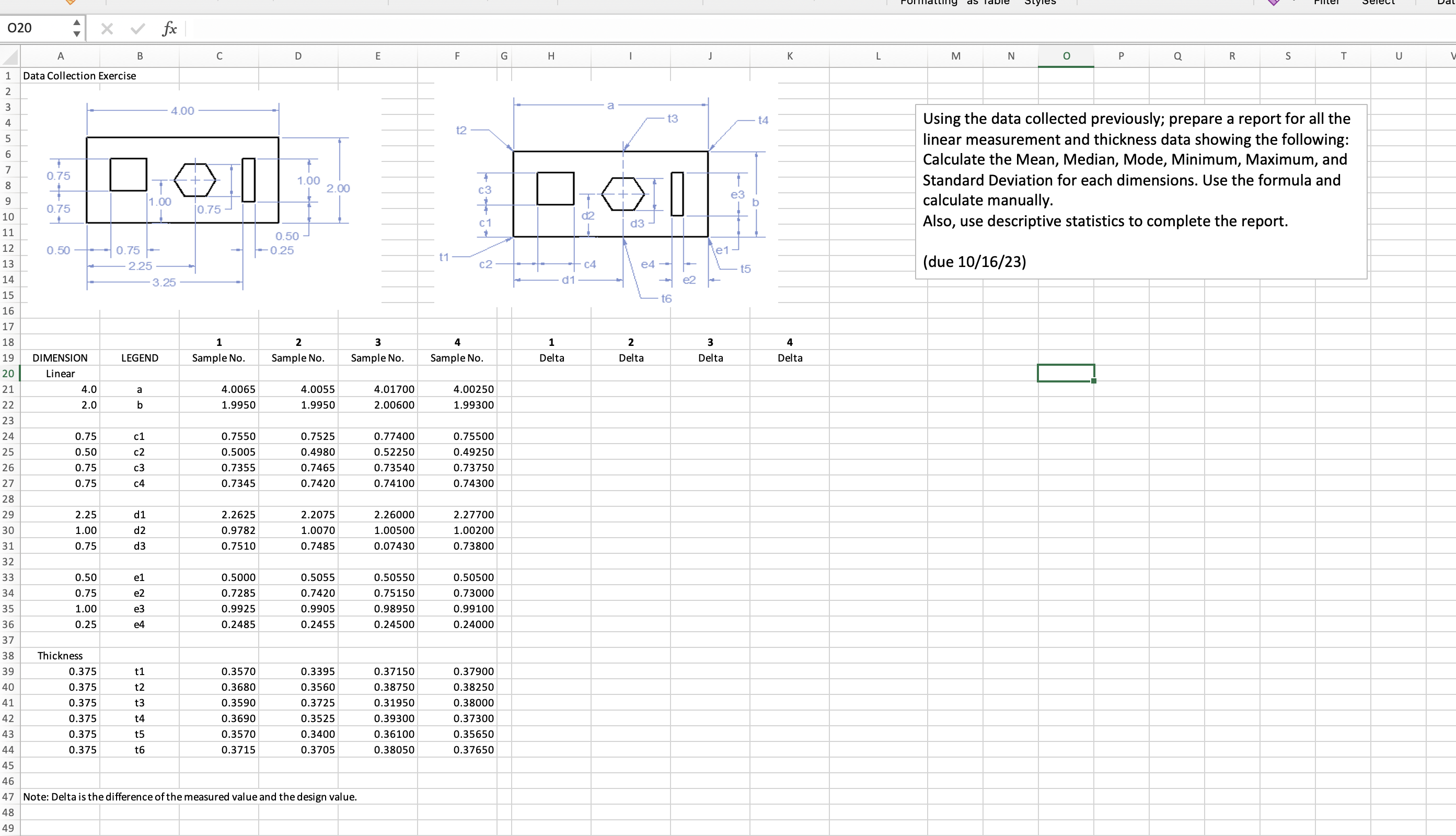 Solved [" Using the data collected previously; prepare a | Chegg.com