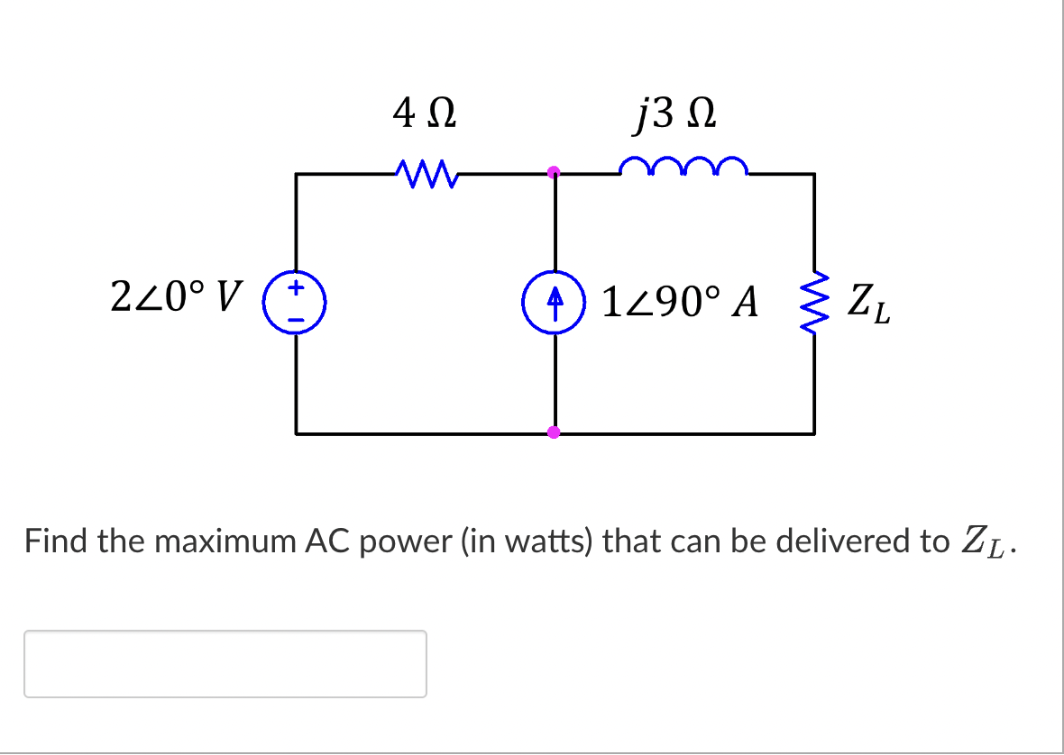 Solved Find the maximum AC power (in watts) ﻿that can be | Chegg.com