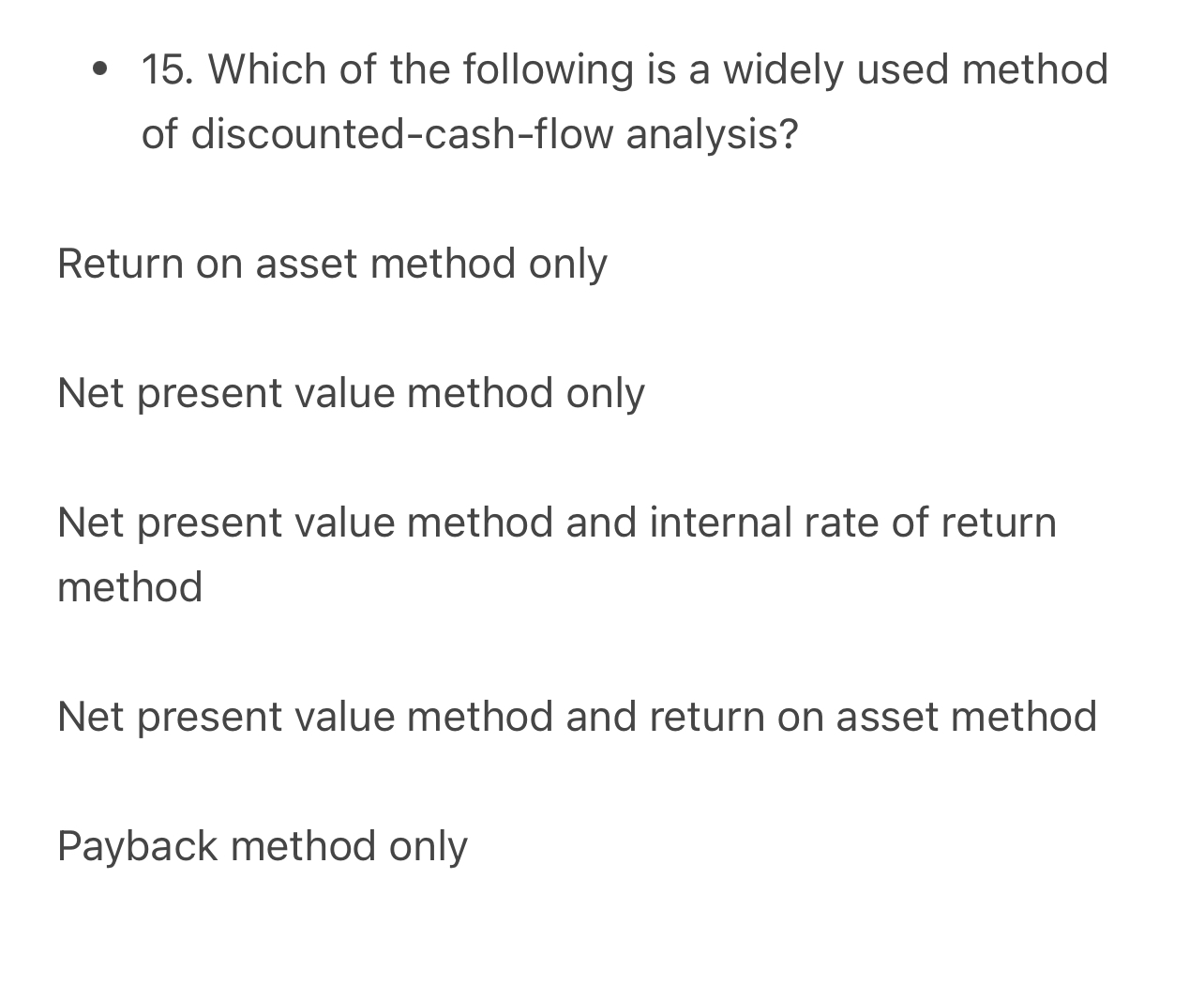 Solved Which of the following is a widely used methodof | Chegg.com
