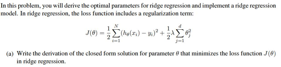 In this problem, you will derive the optimal | Chegg.com