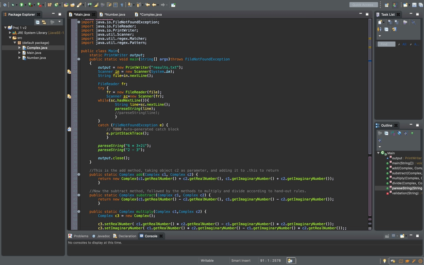 Solved I have Majority of the code written but I just need | Chegg.com