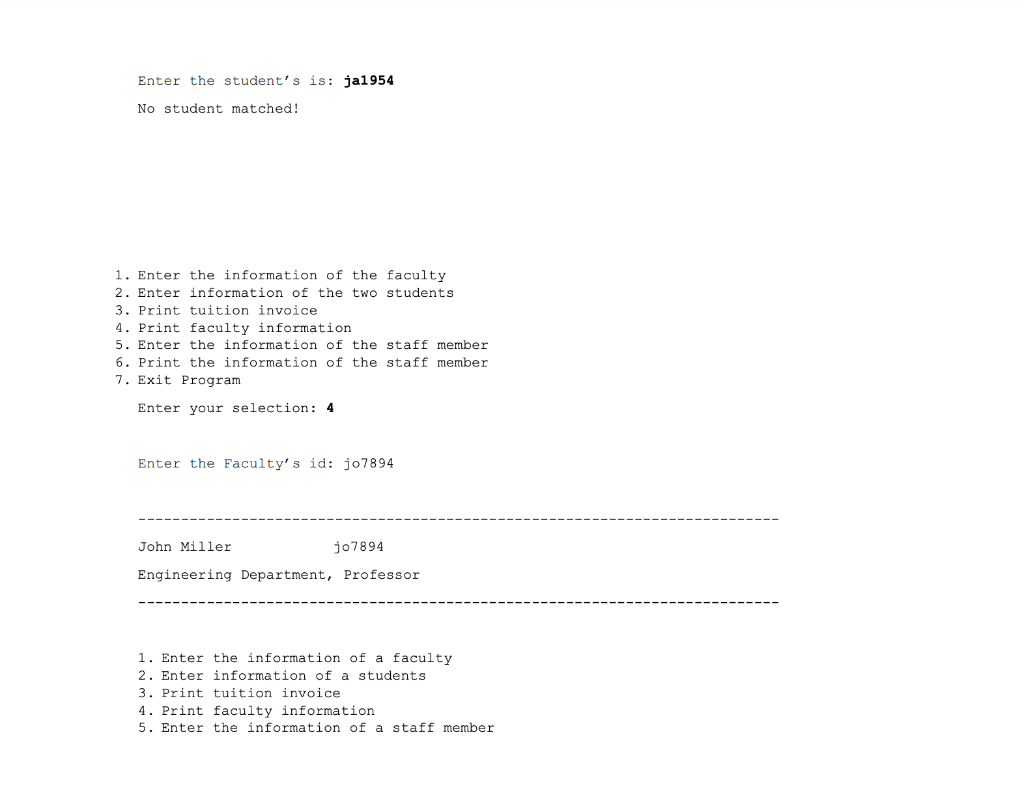 Solved Please implement the requirements below into the code | Chegg.com