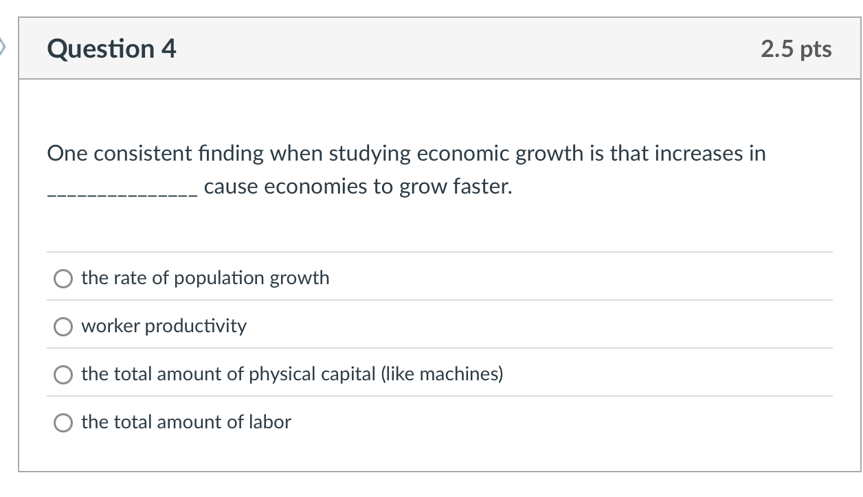 Solved Question 4One consistent finding when studying | Chegg.com