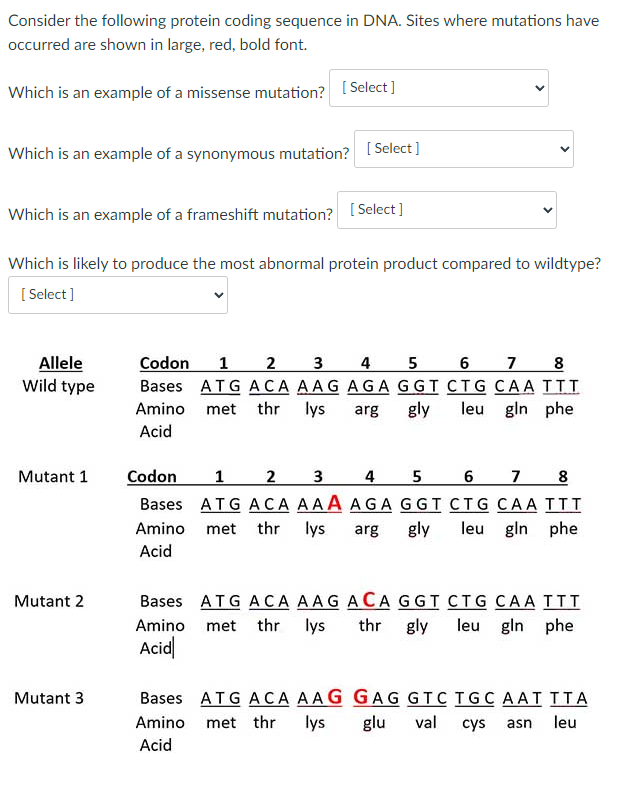 Solved Consider the following protein coding sequence in | Chegg.com