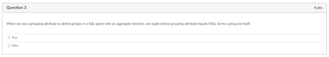 Solved Vhen we use a grouping attribute to define groups in | Chegg.com