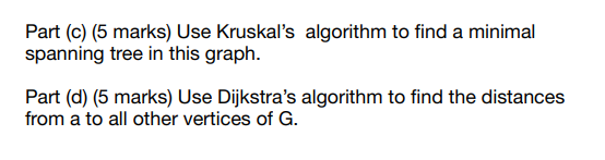 Solved Problem 3. Let G be the following simple graph with 5 | Chegg.com