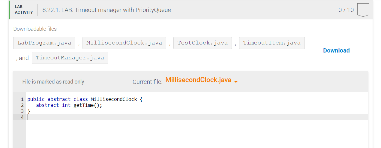 Solved \r\n\r\n\r\n\\begin{tabular}{l|l} LAB & 8.22.1: LAB: | Chegg.com