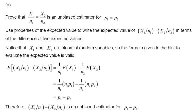 [For background info: Example 6.1, Proposition page | Chegg.com