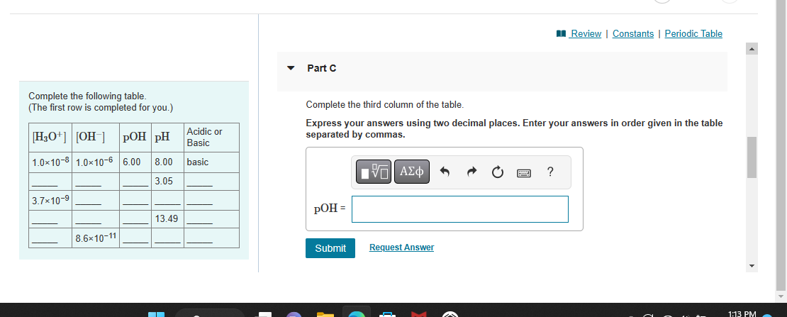 Solved Complete the following table. (The first row is | Chegg.com