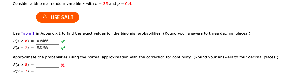 Solved Please answer the "Approximate the probabilities | Chegg.com