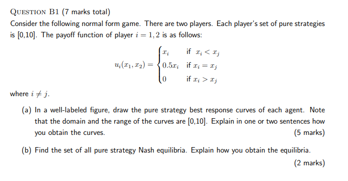 Solved Consider the following normal form game. There are | Chegg.com