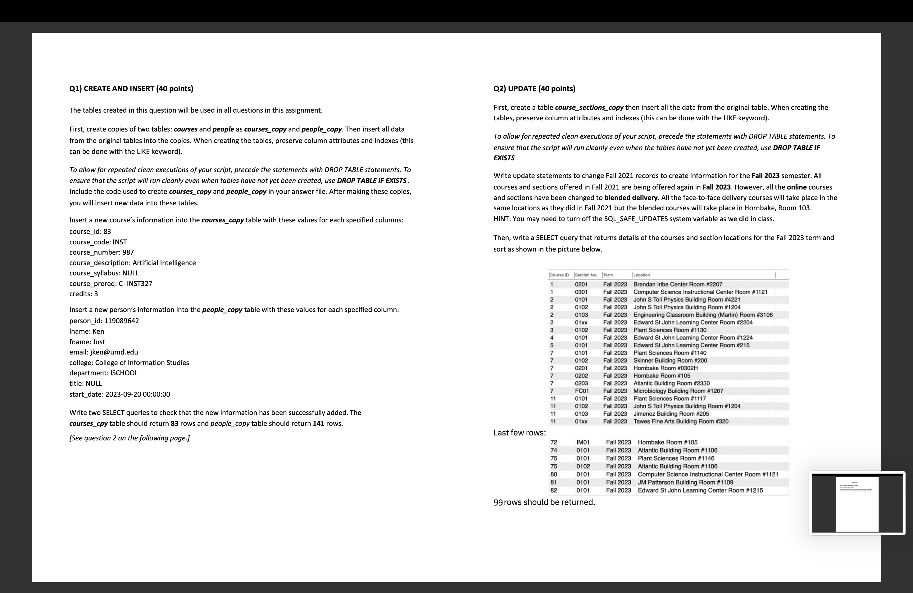 Please use the iSchool database for this assignment. | Chegg.com
